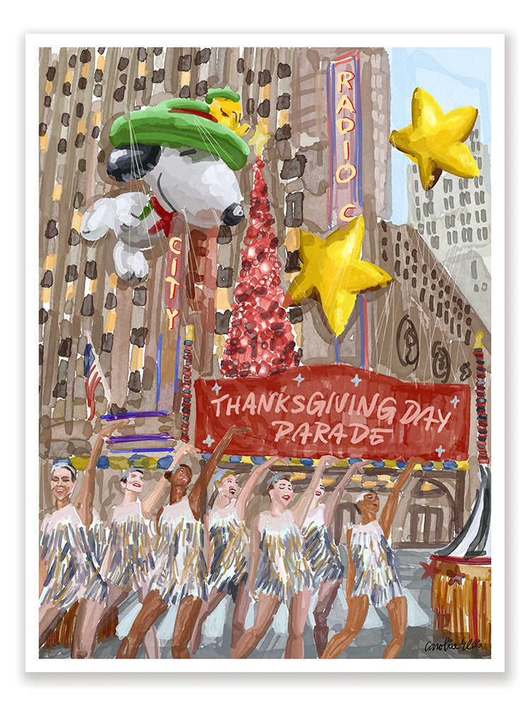 Thanksgiving in NYC | Art Print – Caroline Ellis Art